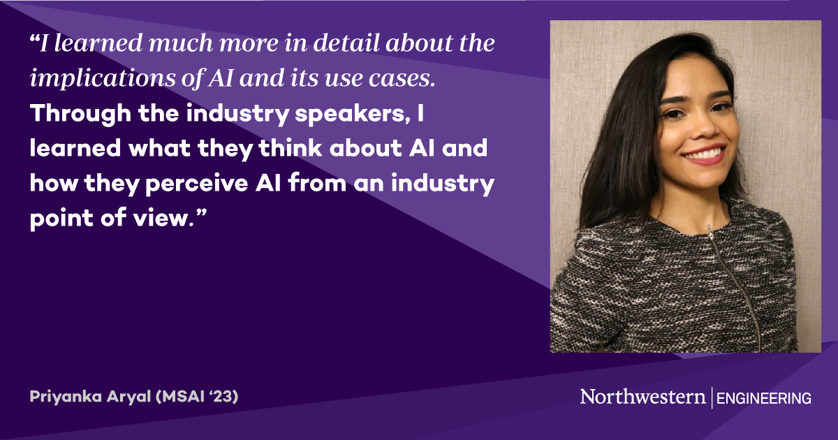 Student Perspectives on MSAI | Inside Our Program | Master of Science ...