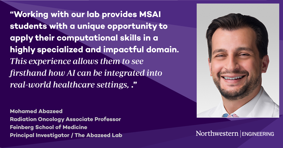 Pushing the Boundaries of Cancer Care | Inside Our Program | Master of Science in Artificial ...