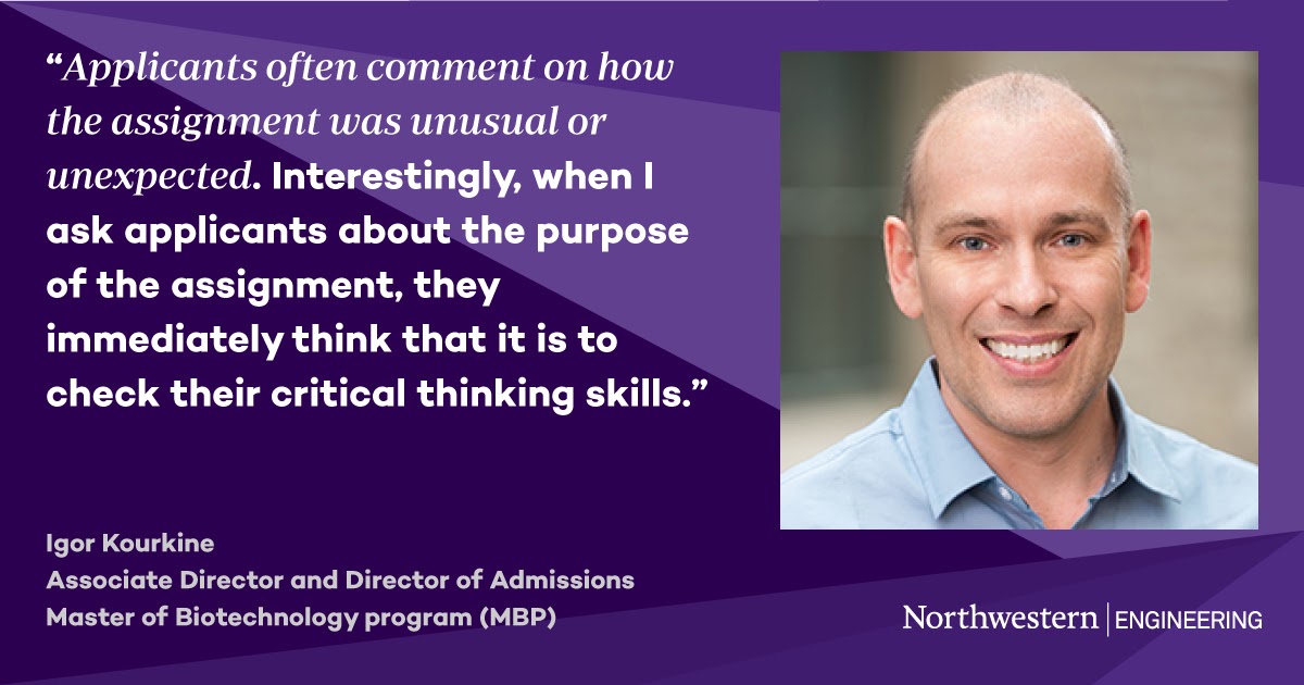 Testing Applicants Before an Interview | Inside Our Program | Master of ...