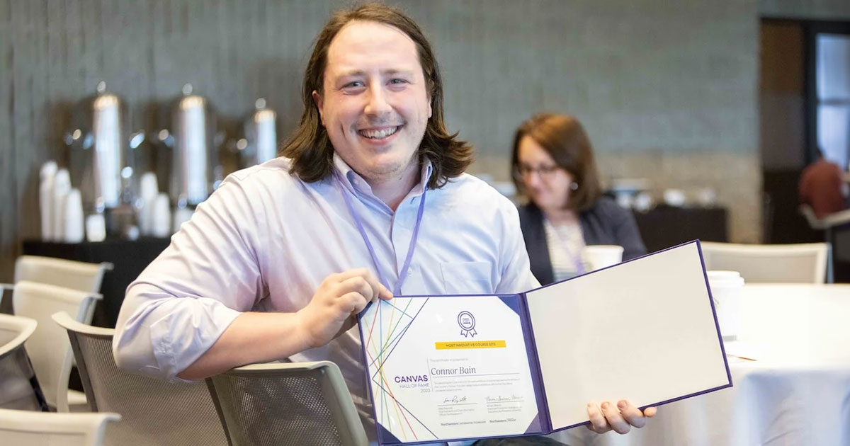 Northwestern IT Inducts Professor Connor Bain to Canvas Hall of Fame ...