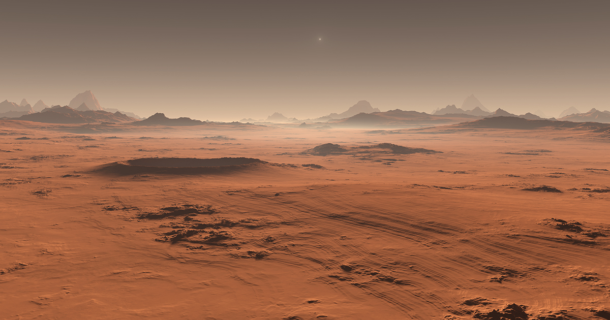 Planet Mars Surface Temperature