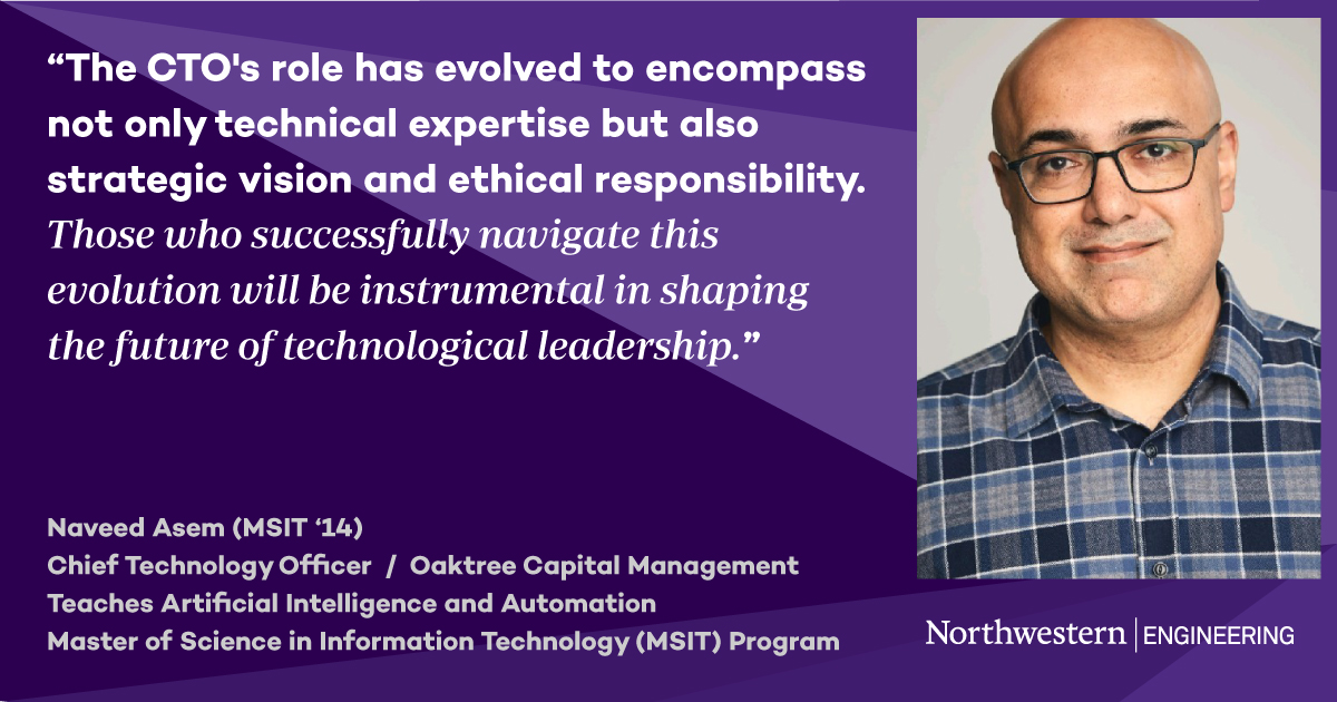 Navigating the AI Landscape as a CTO | Inside Our Program | Master of Science in Information ...