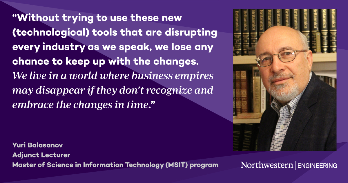 Embracing Data Science and Disruption | Inside Our Program | Master of ...